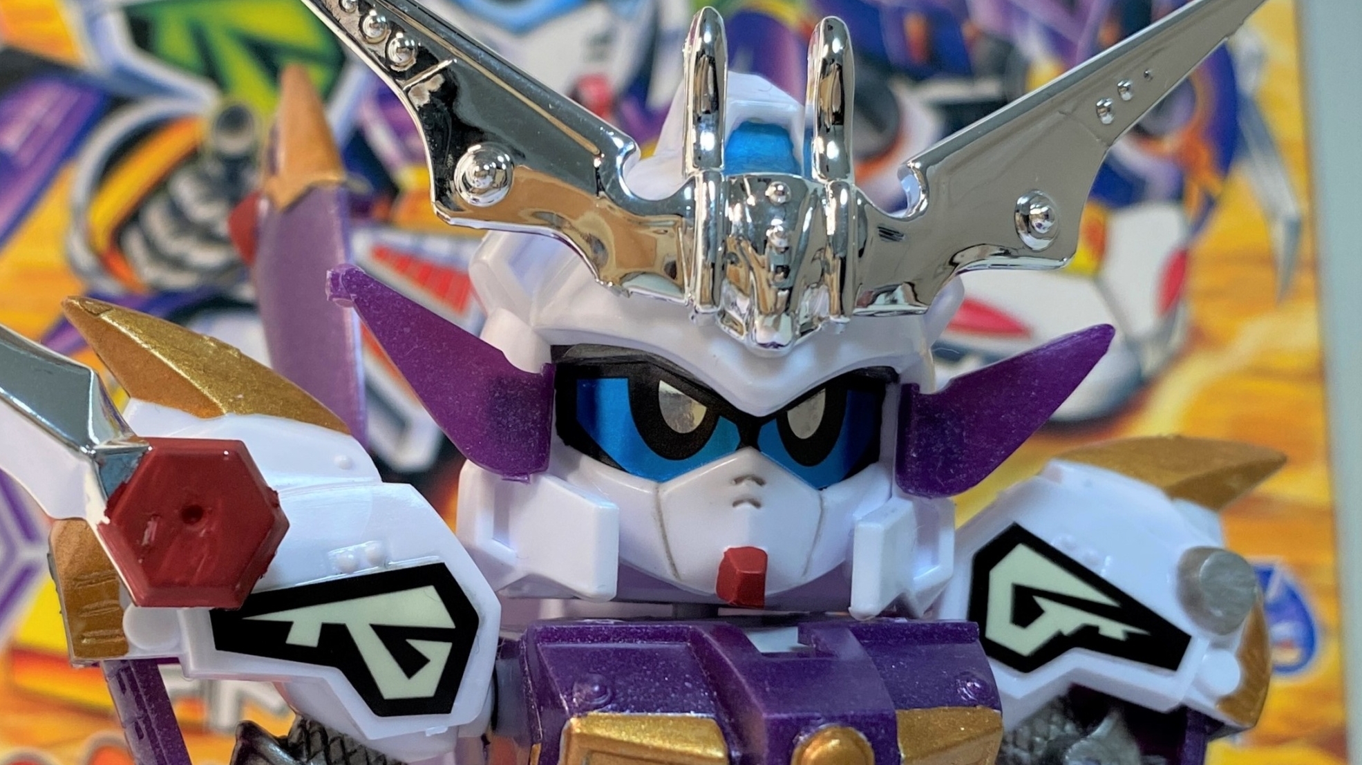 【SDガンプラ制作記】BB戦士 鉄斗羅頑駄無を筆塗りで再現｜新SD戦国伝・七人の超将軍編の名キット（1990年代・平成レトロ）#600 | Mさん模活時間の記録